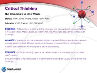 Critical Thinking | PPTX