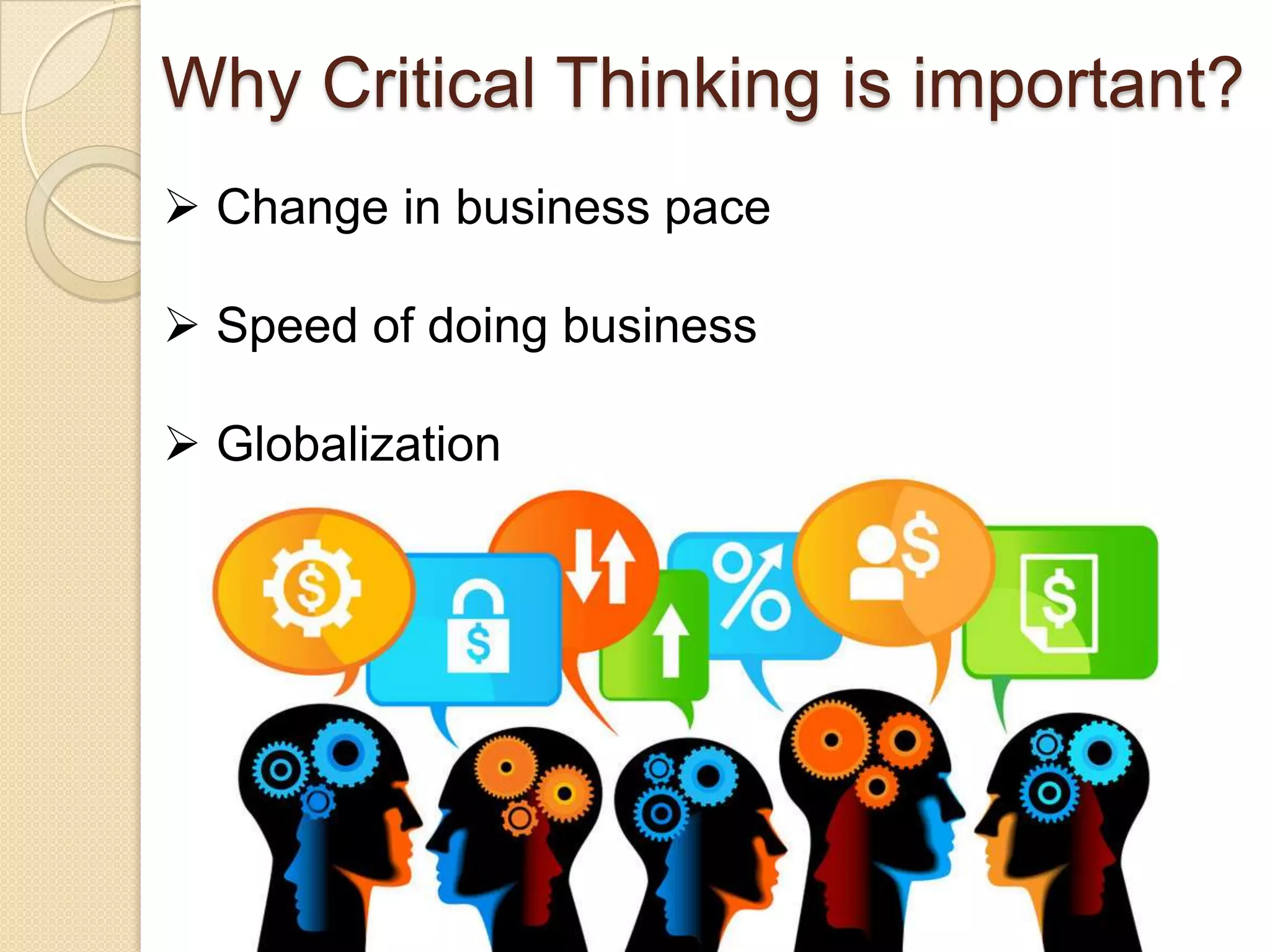 Critical thinking skills | PPTX