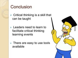 Critical thinking skills | PPTX