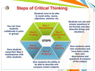 Critical thinking skills by K. Yesmambetova, Kyzylorda | PPTX