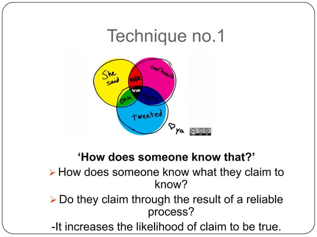 Critical thinking skills ppt | PPTX