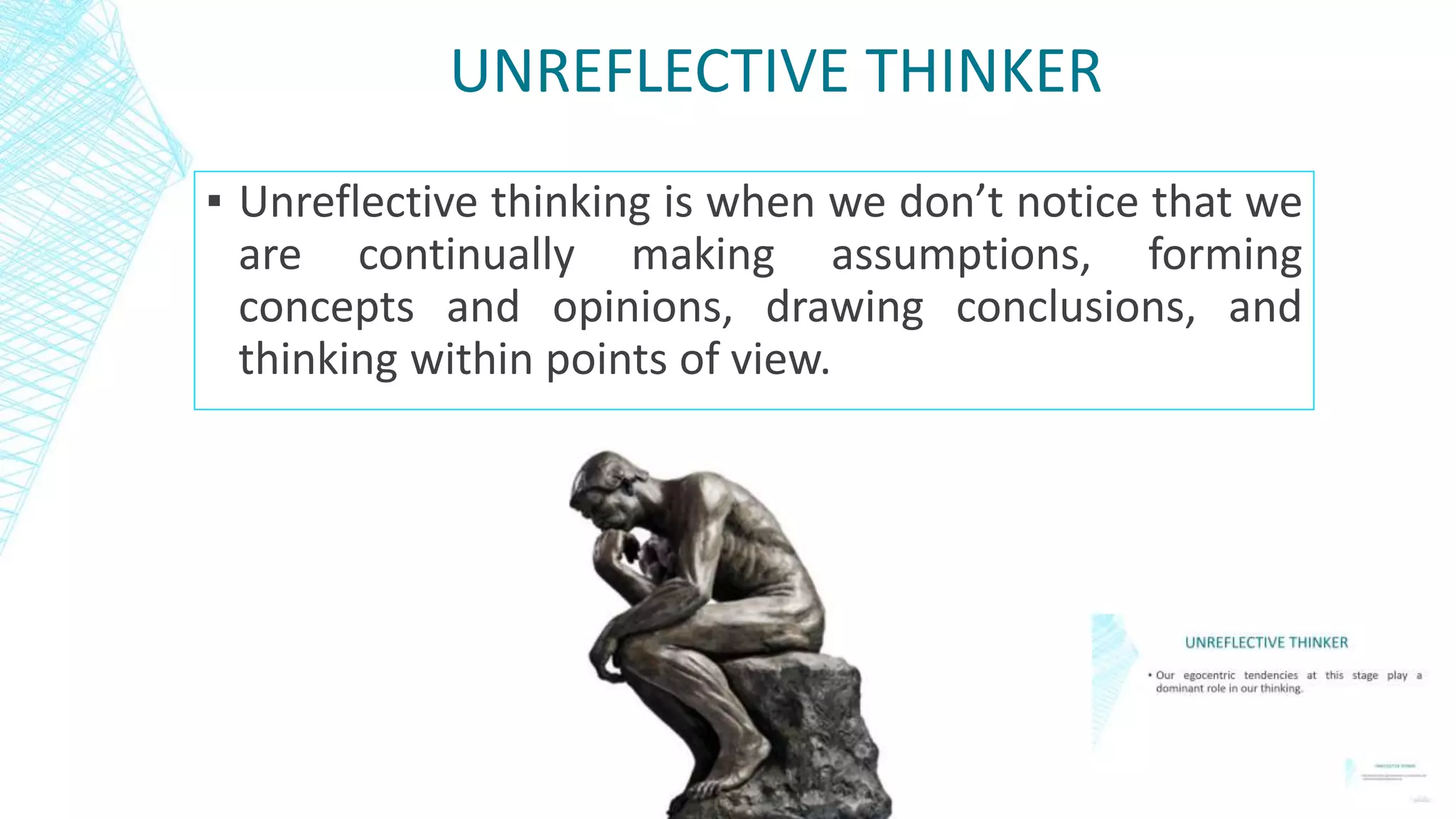 Critical thinking slide deck | PPTX
