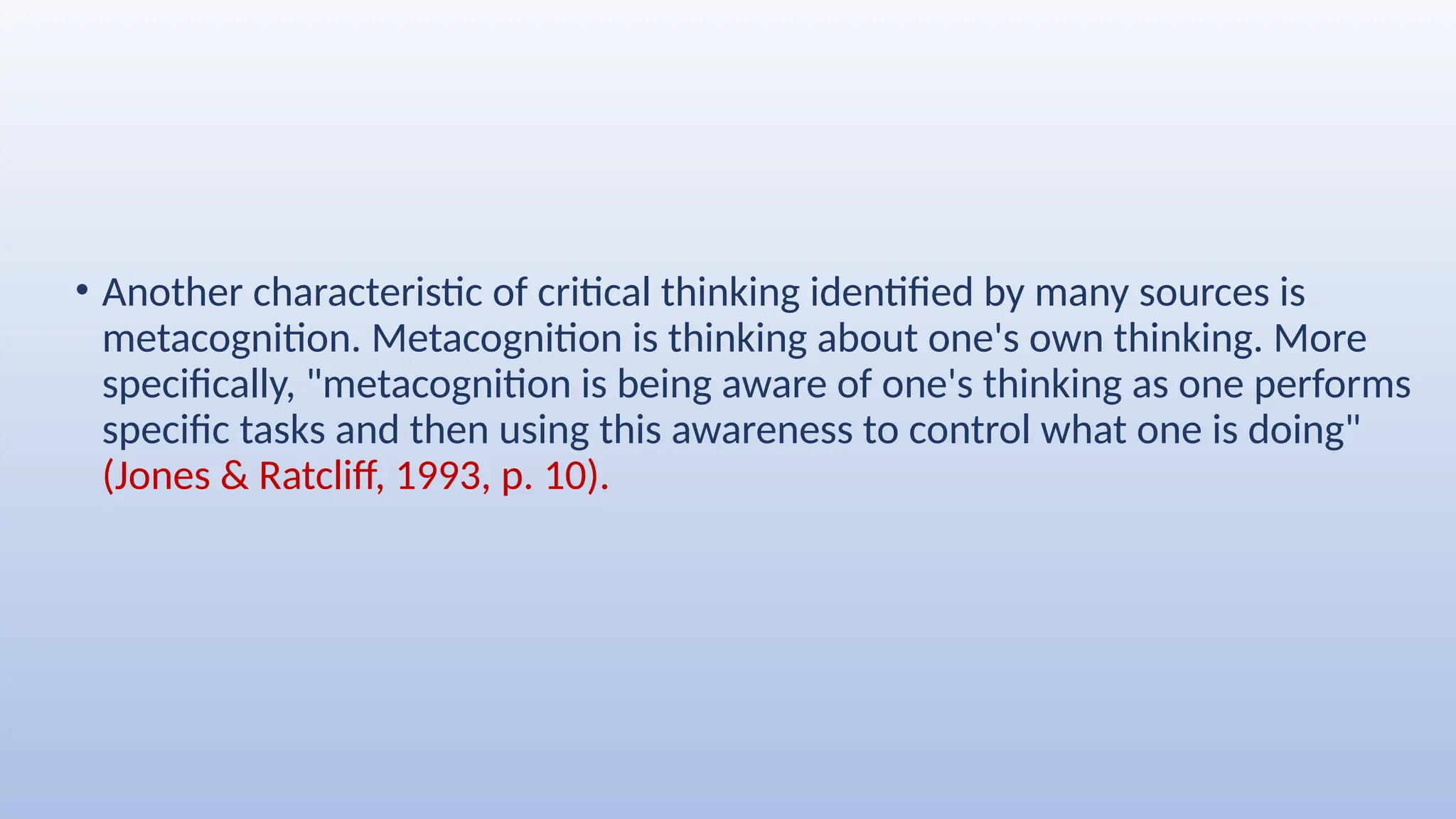 CRITICAL THINKING.pptx / Evidence Based Practice / Critical thinking ...