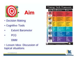 Critical Thinking Tools by Eric Frangenheim on Globaledtalk.com