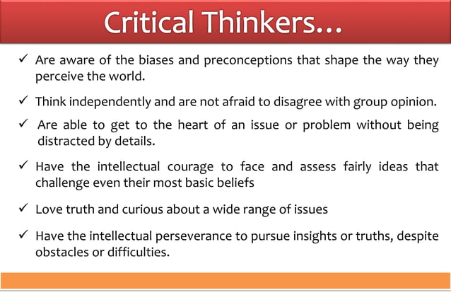 Critical thinking vs. creative thinking | PPTX | Hobbies & Interests