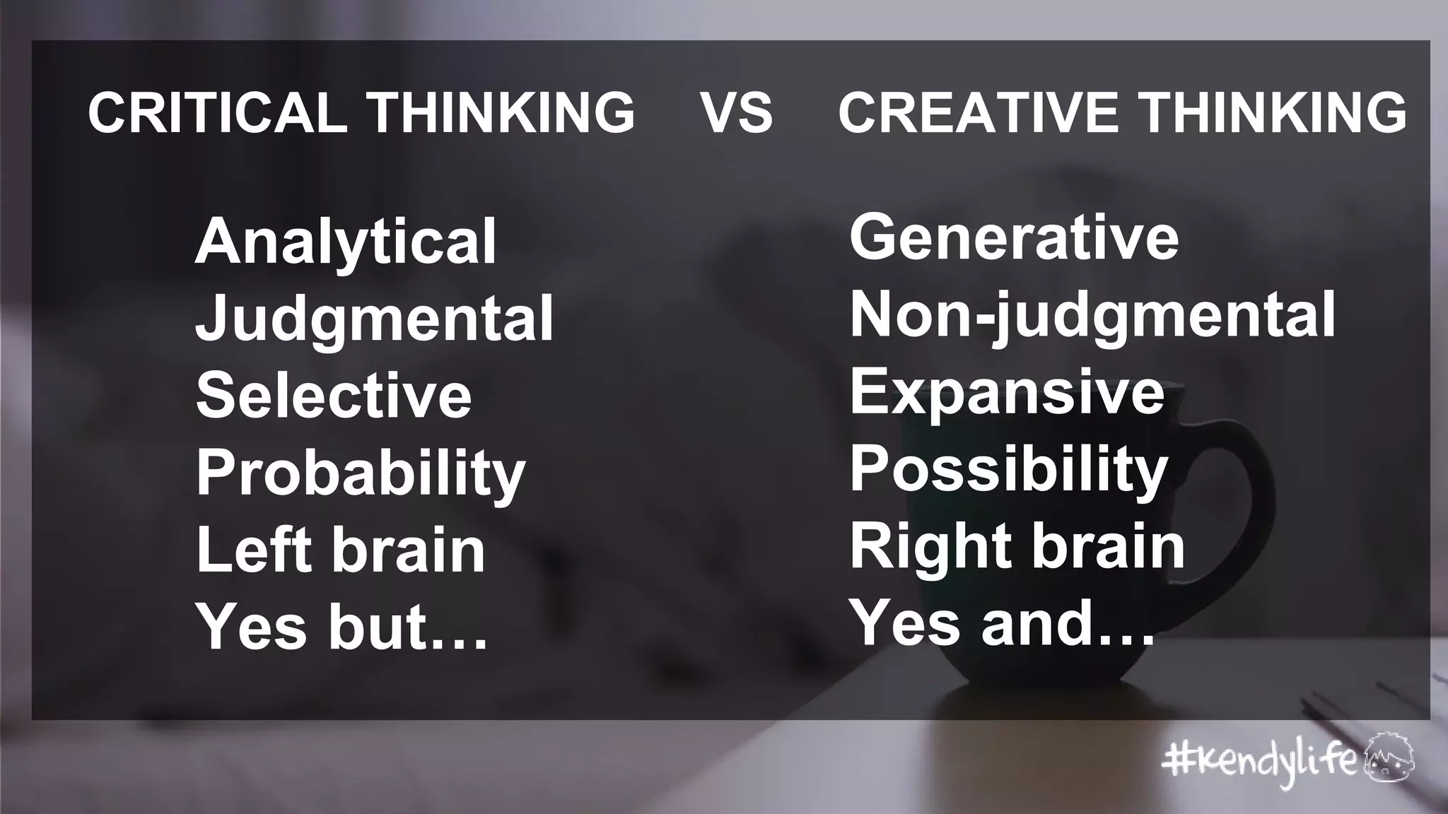 Youth in Critical thinking vs creative thinking | PPTX