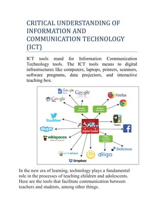 Critical understanding of information and communication technology ...