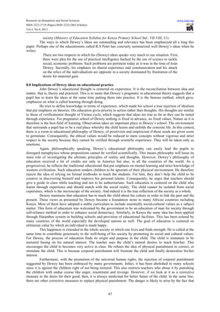 Critical understanding of john dewey’s progressive theory a solution to the problems facing ...