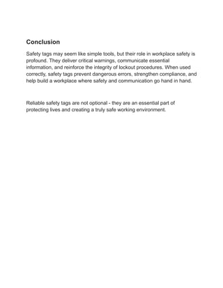 Critical Warnings_ Understanding the Role of Safety Tags in Workplace ...