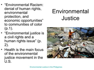 Environmental Justice | PPT