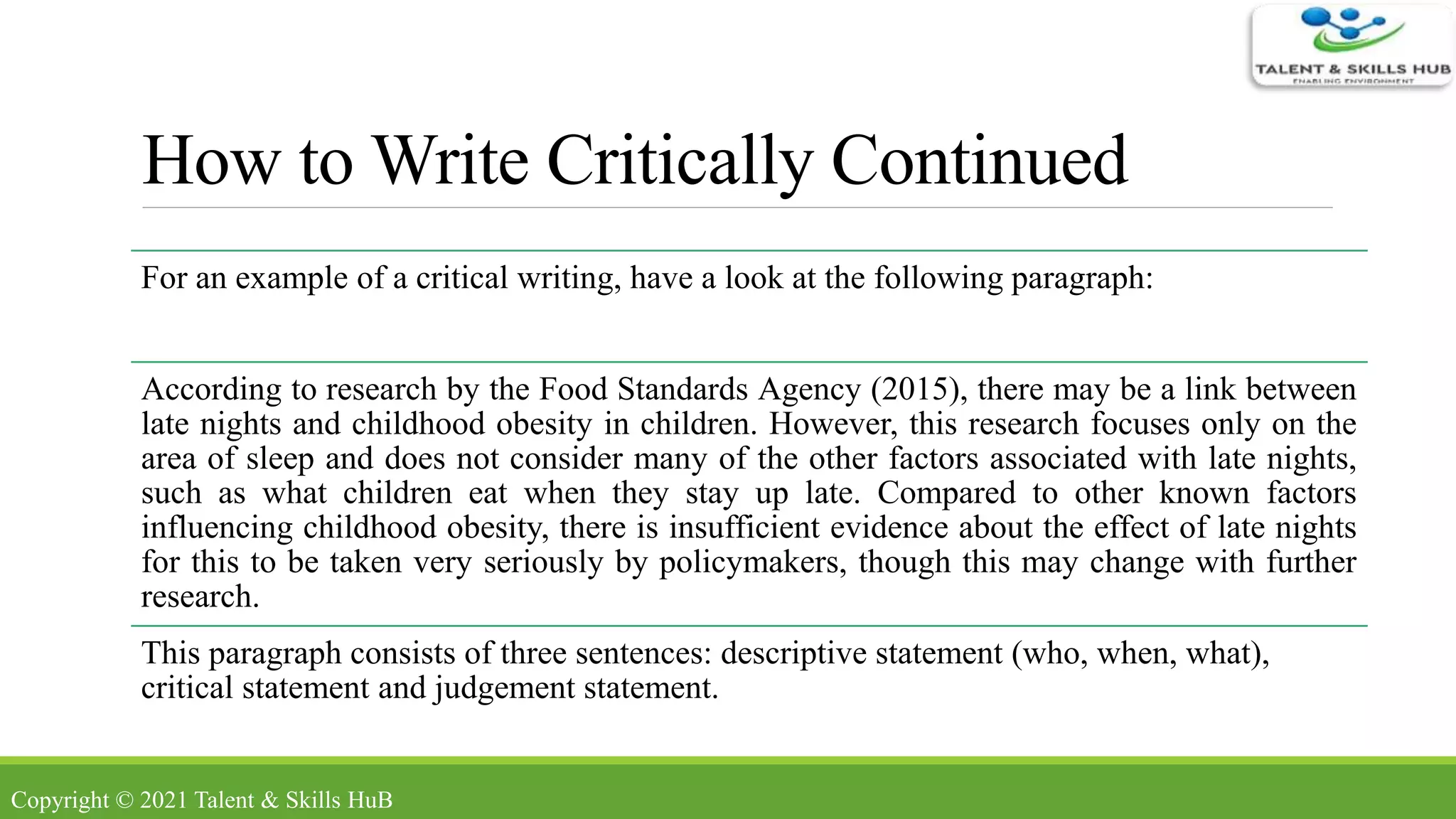 Understanding Critical Writing | PPTX