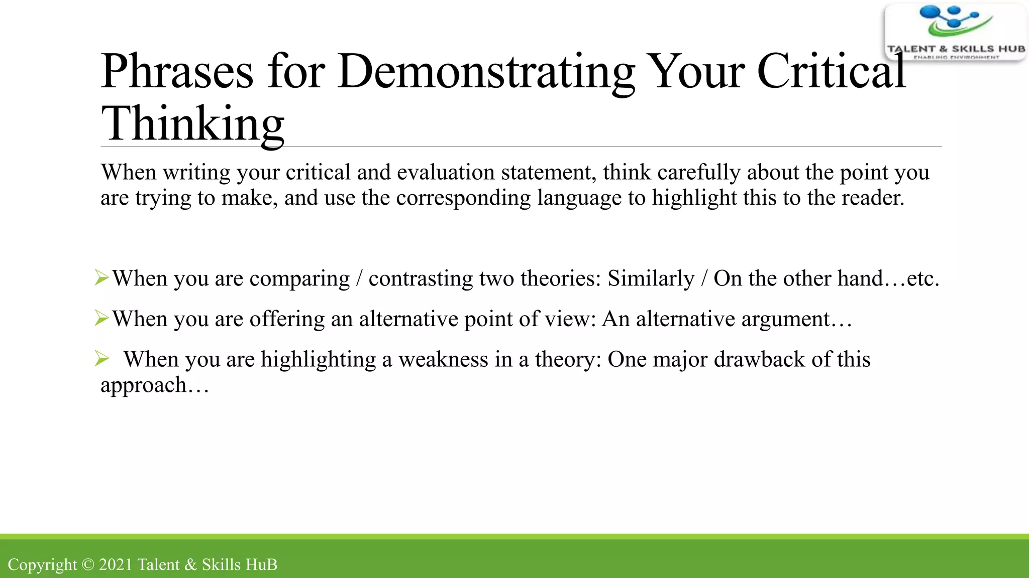 Understanding Critical Writing | PPTX