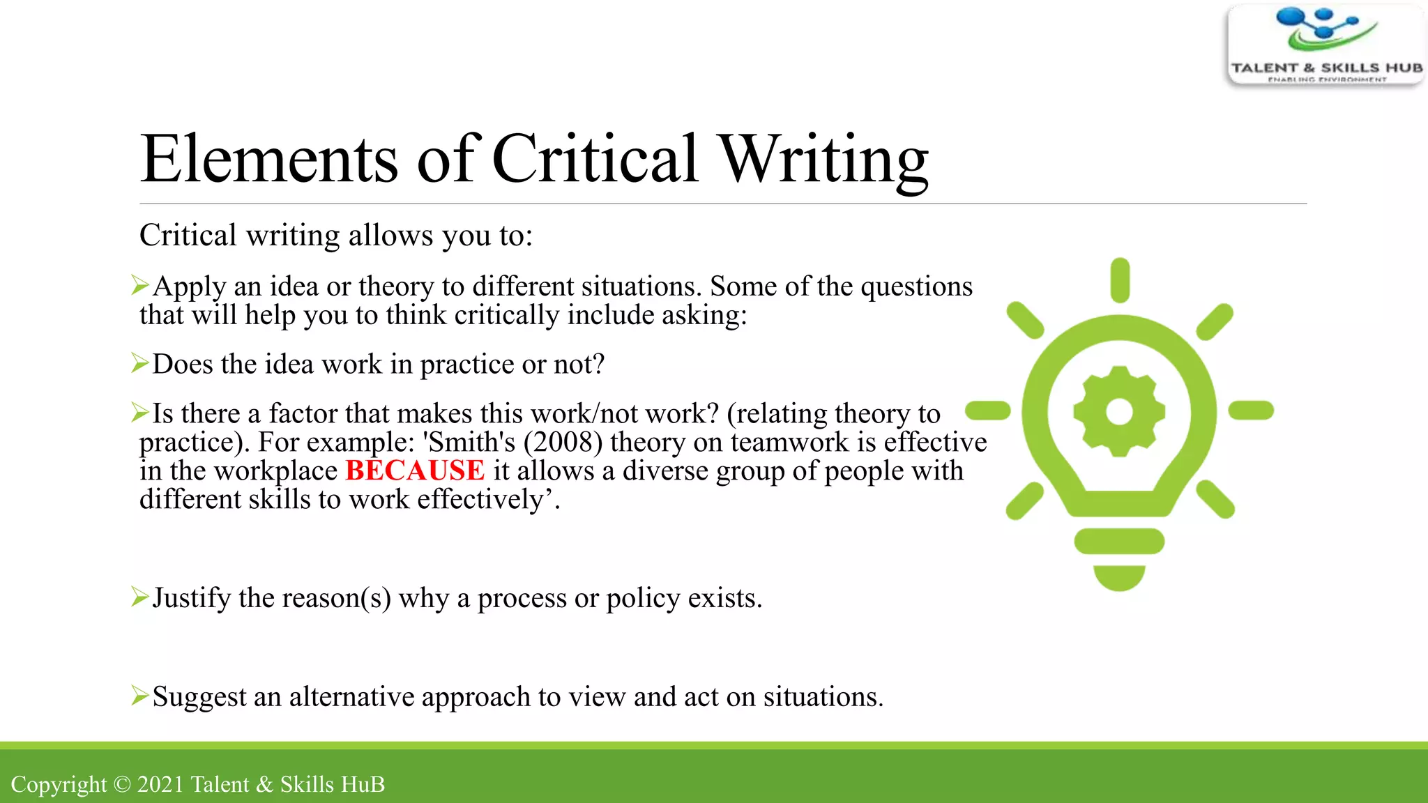 Understanding Critical Writing | PPTX