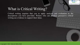 Understanding Critical Writing | PPTX