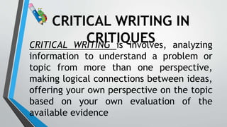 CRITICAL WRITING IN CRITICS.pptx