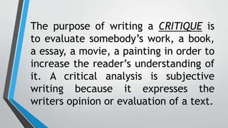 CRITICAL WRITING IN CRITICS.pptx
