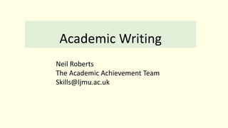 Critical writing lesson | PPTX