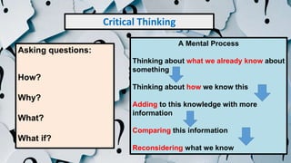 Critical writing lesson | PPTX
