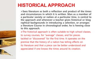 Criticial approaches | PPTX