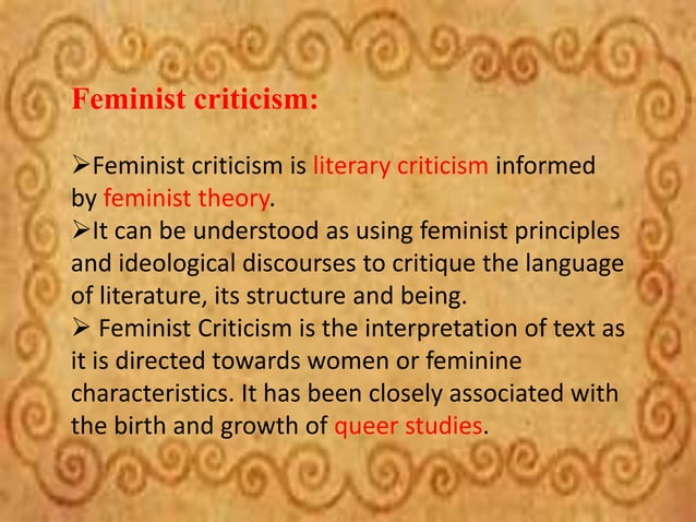 Criticism............................. | PPT