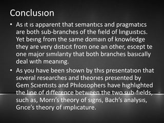 semantics and pragmatics (1) | PPTX