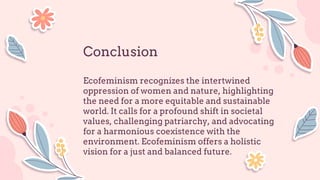'Ecofeminism' as a Contemporary Literary Theory | PPTX