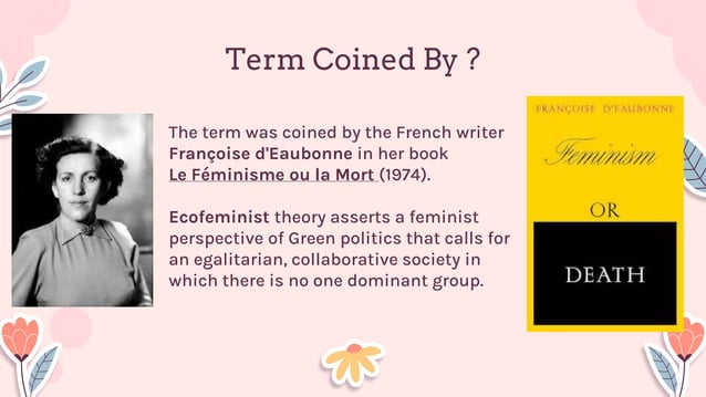 'Ecofeminism' as a Contemporary Literary Theory | PPTX | Women\'s ...