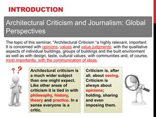 Criticism report [autosaved] | PDF