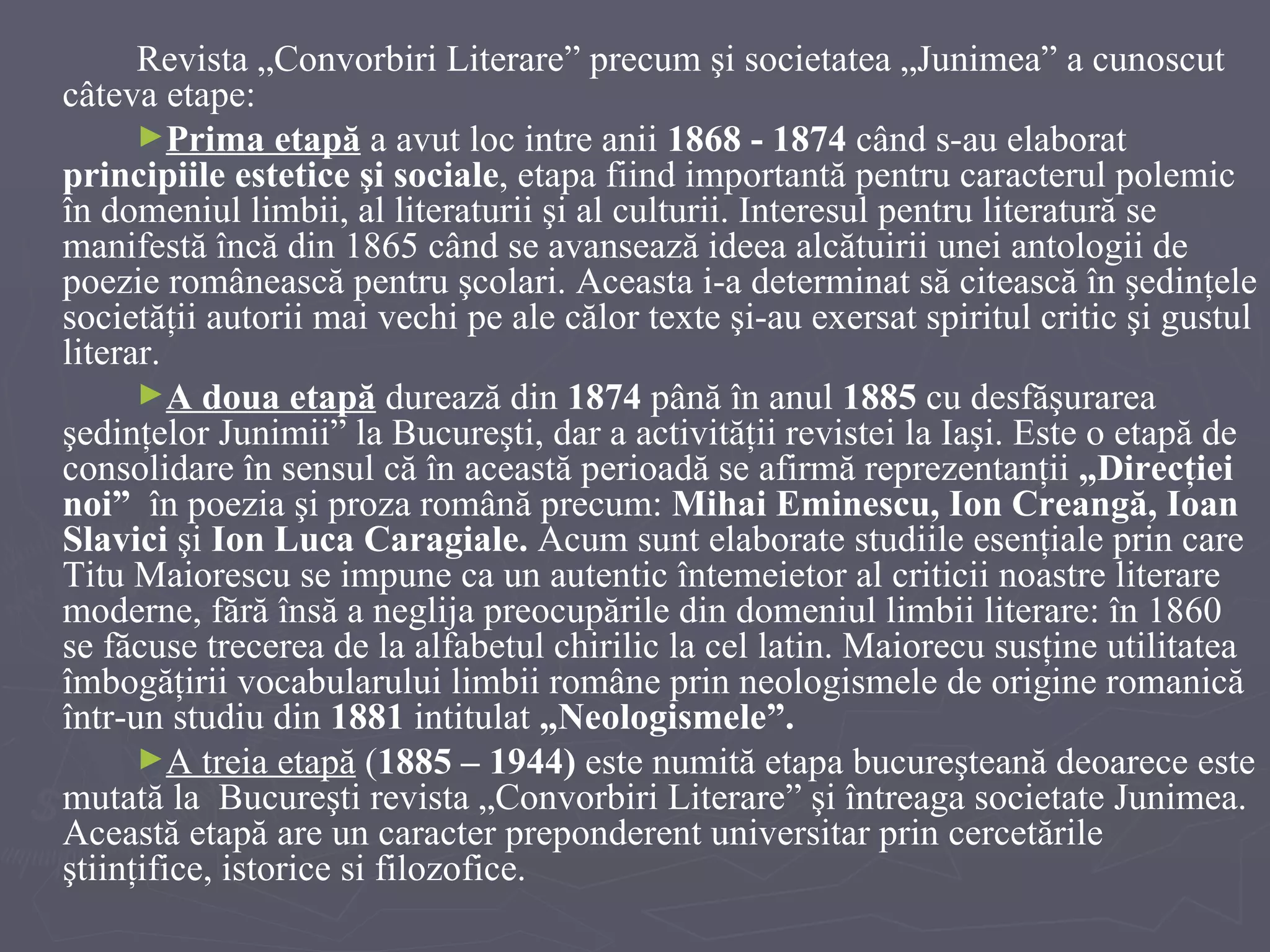 Criticismul Junimist | PPT