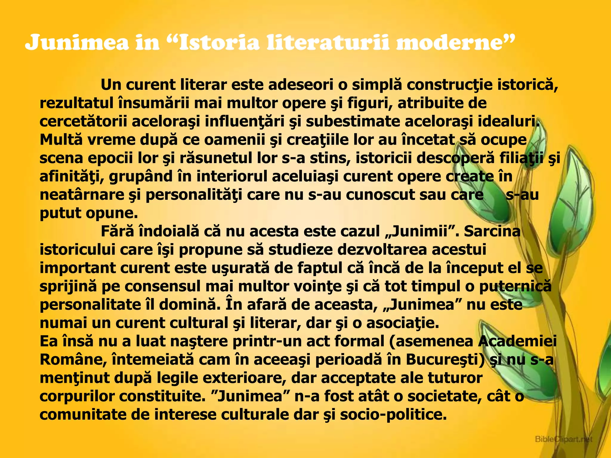 Criticismul junimist | PPTX