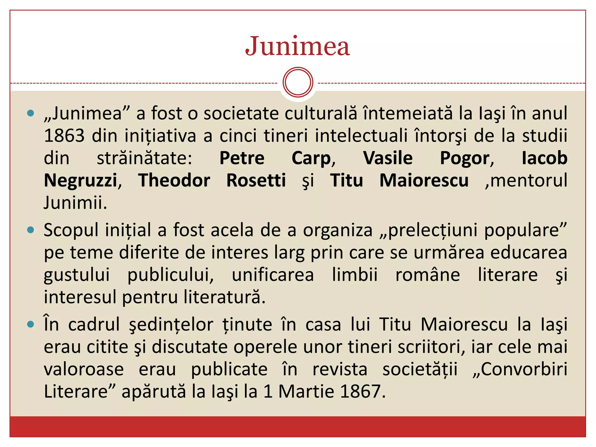 Criticismul junimist | PPTX
