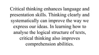 Criticl thinking.pptx