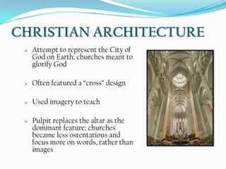 CHRISTIAN ARCHITECTURE | PPTX