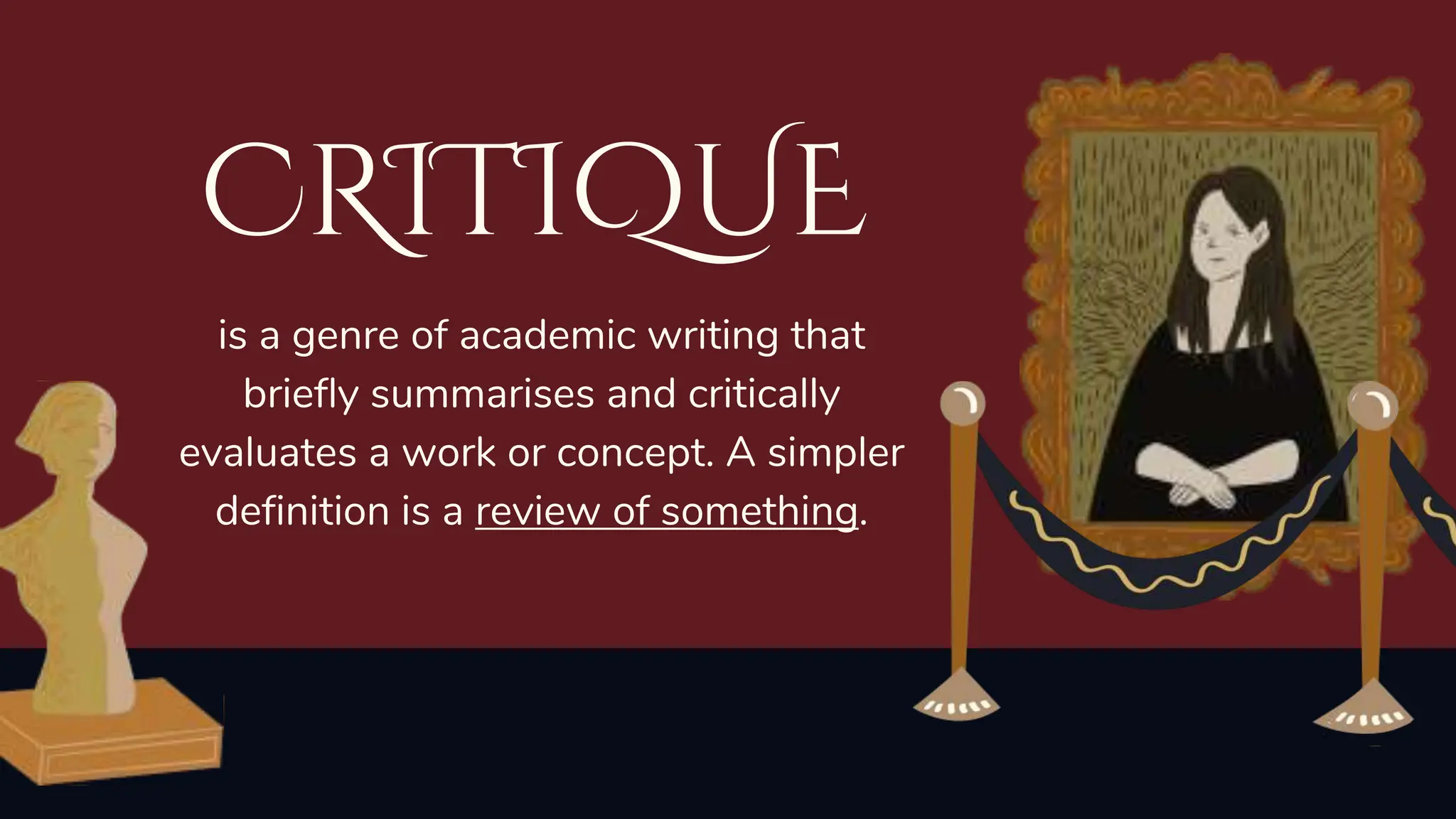Wriiting a Critique Paper English Class Grade 10 | PPTX