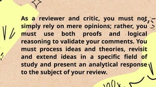 WhatisCritiqueEAPPLESSONHUMSSGRADE11.pptx