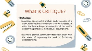 CRITIQUE AND REVIEW_LESSON 3_ENGLISH 9.pptx
