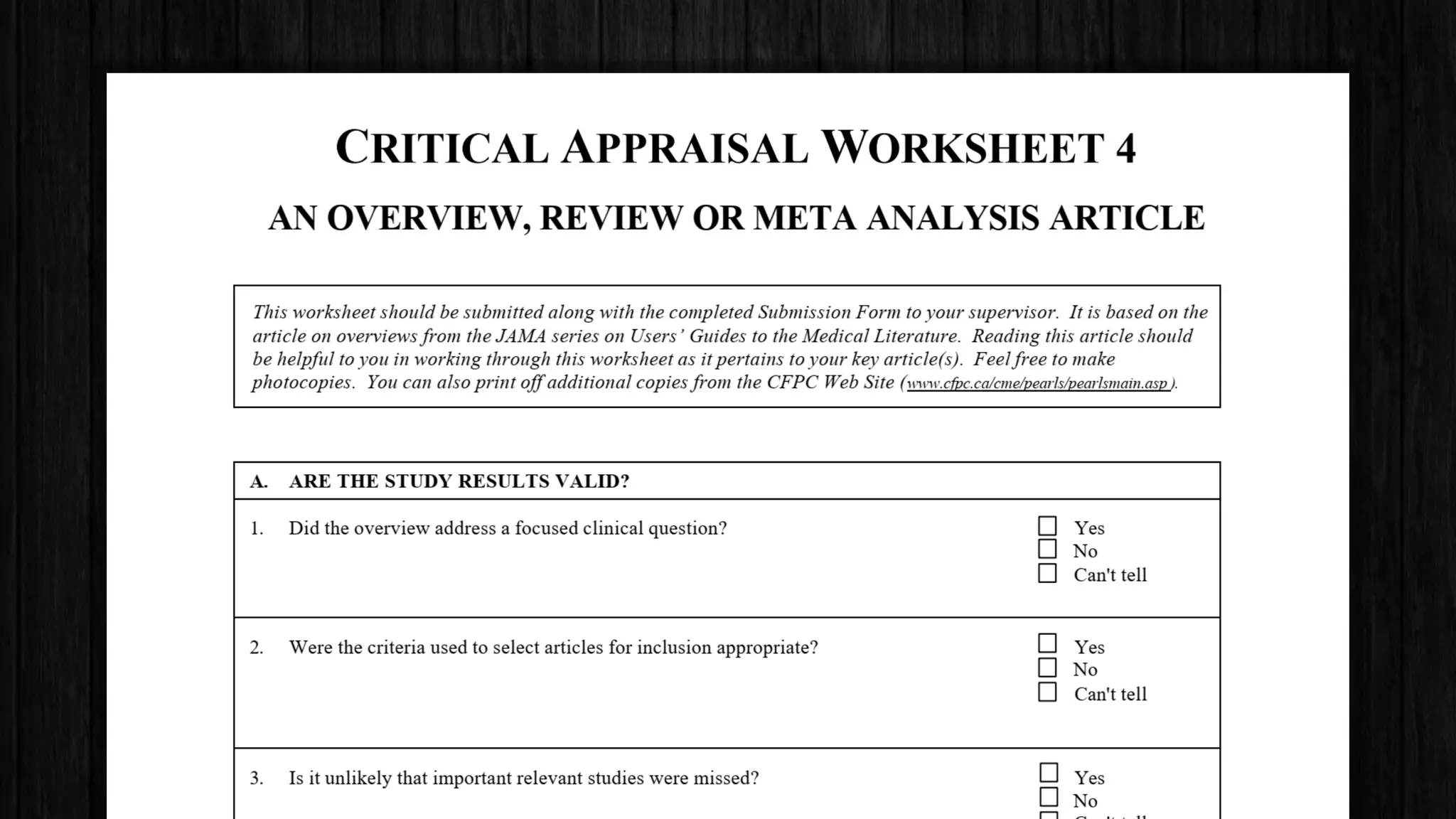 Critical Appraisal of systematic review and meta analysis articles | PDF