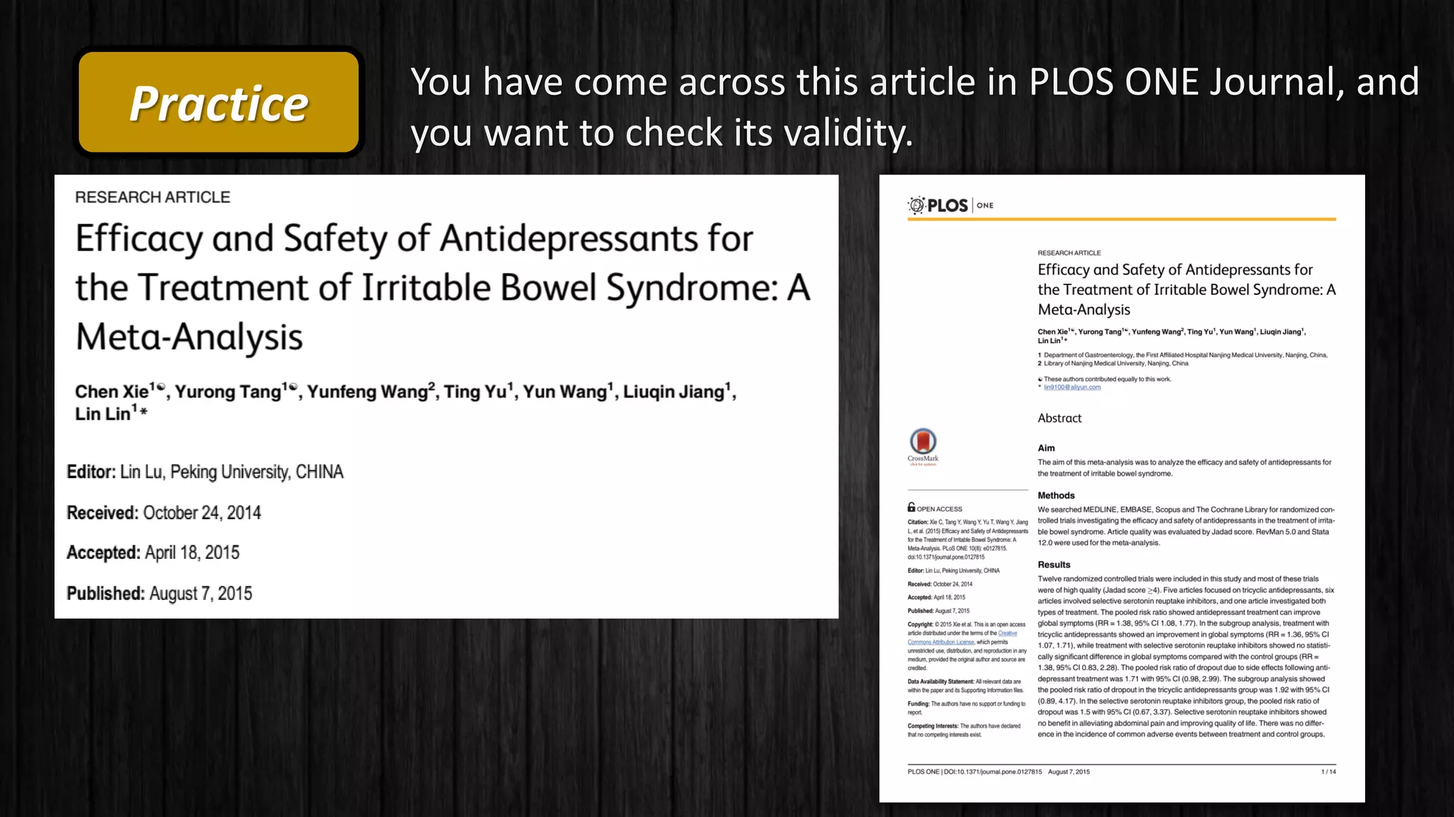 Critical Appraisal of systematic review and meta analysis articles | PDF