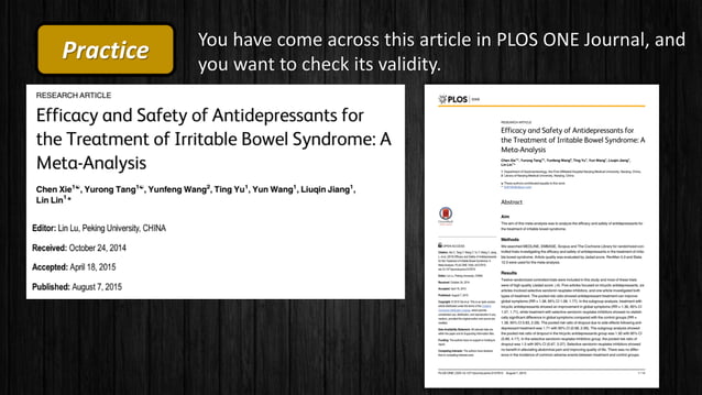 Critical Appraisal of systematic review and meta analysis articles | PDF