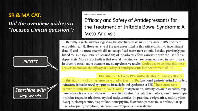 Critical Appraisal of systematic review and meta analysis articles | PDF