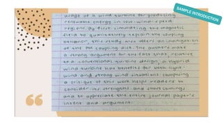 Critique Paper Example Power Point by GD | PPTX