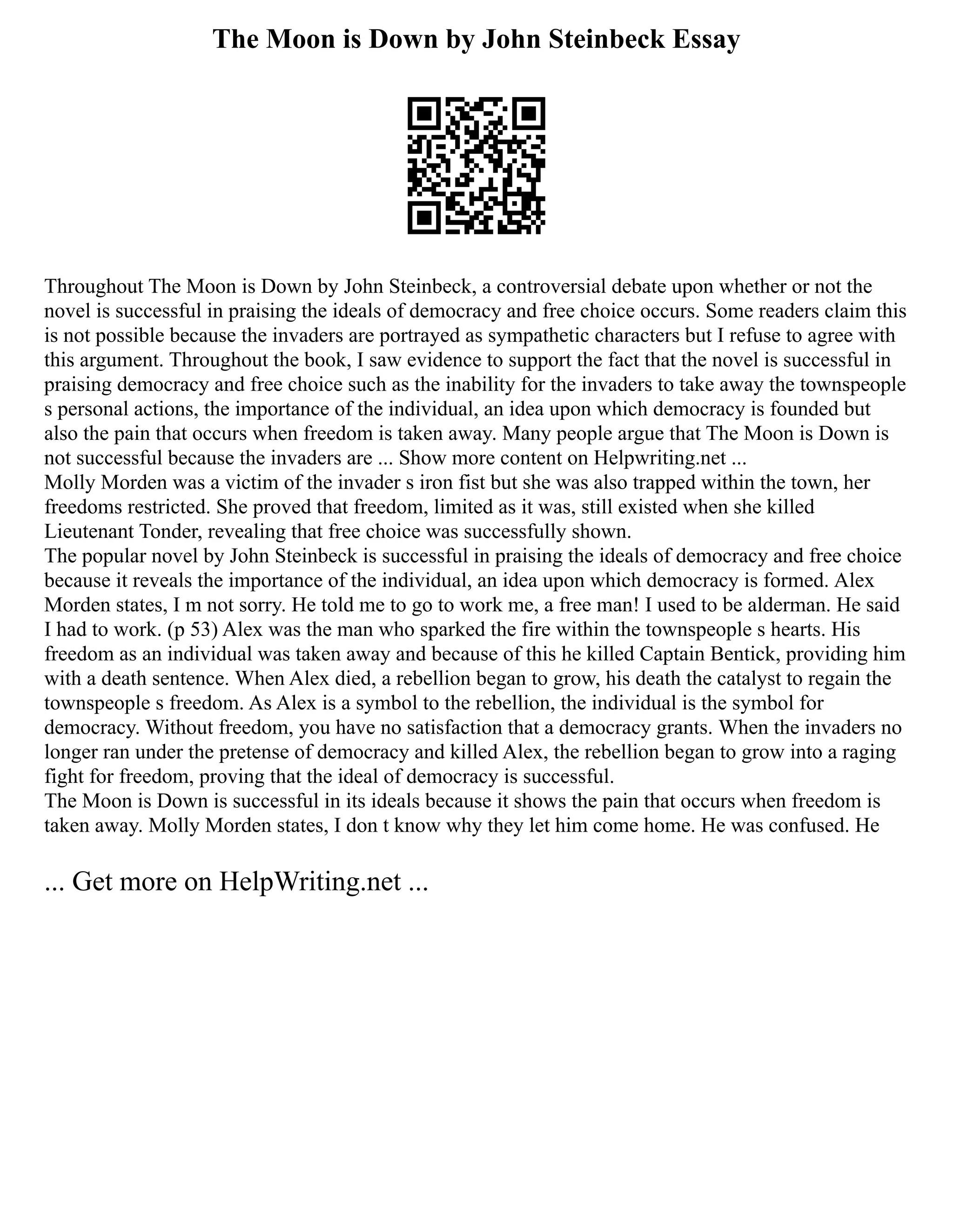 Critique Paper Example Poem Art Criticism Student Example - Loyd | PDF