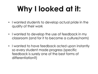 Critique presentation | PPTX