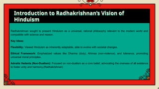 Critiques of Radhakrishnan's Hinduism.pptx