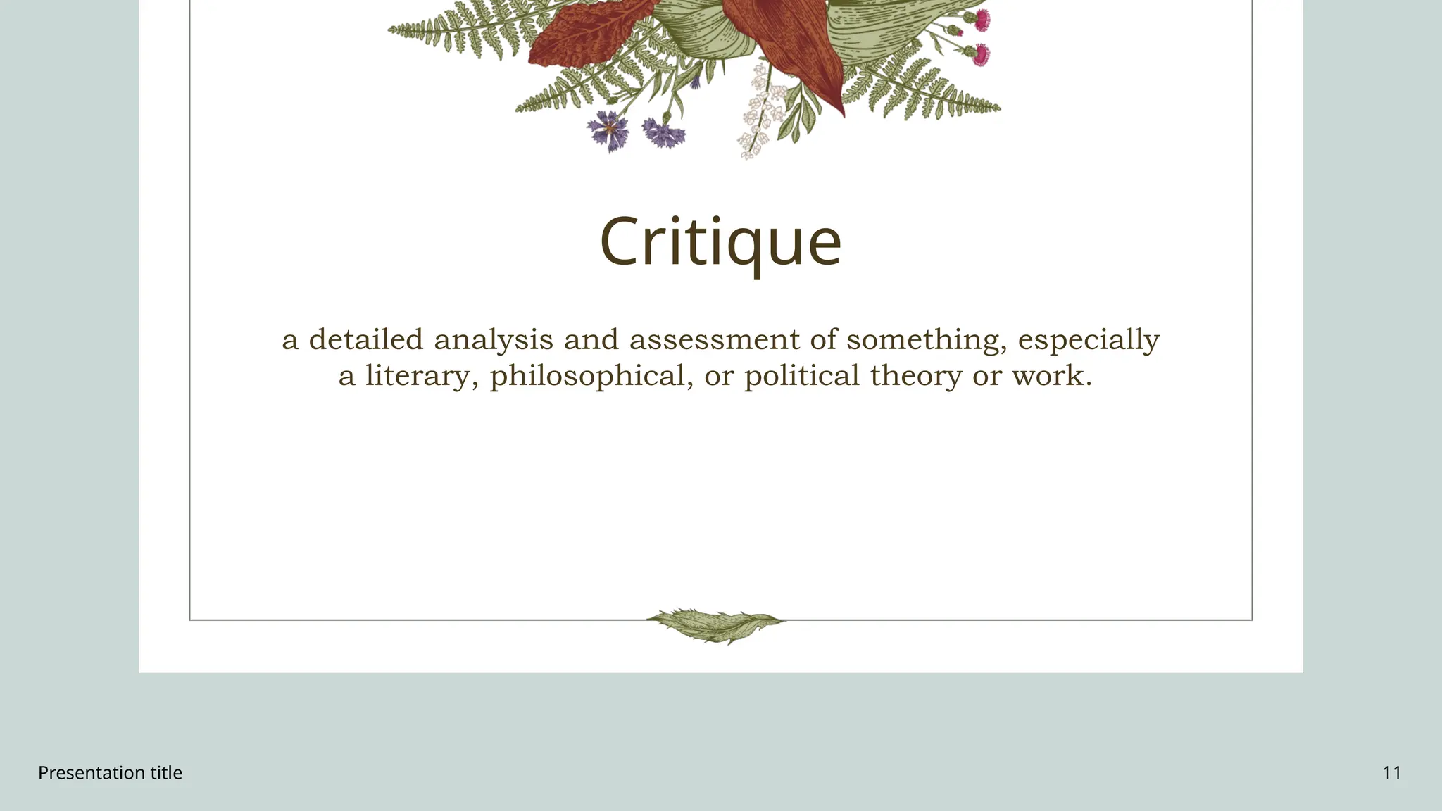 critique vs review for grade 12 Eapp.pptx