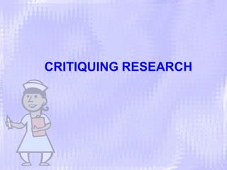 critiqu | PPT