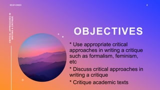 critiquing.pptx