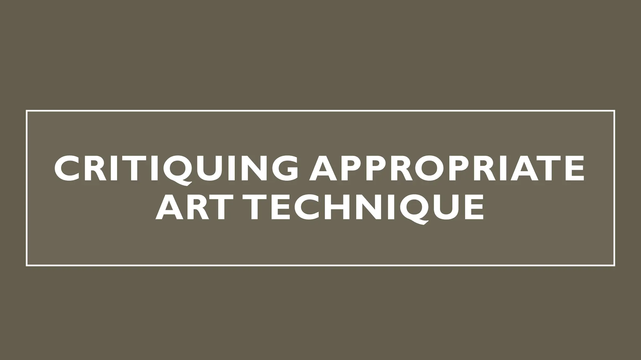 Critiquing-Available-Materials-and-Appropriate-Techniques-quarter-2 ...
