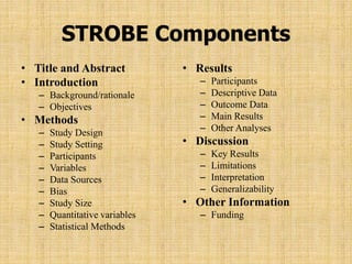 Critiquing and evaluating health literature and manuscripts | PPTX