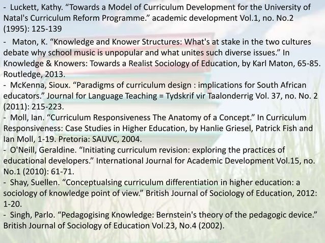 An approach to critiquing curriculum documentation | PPTX ...